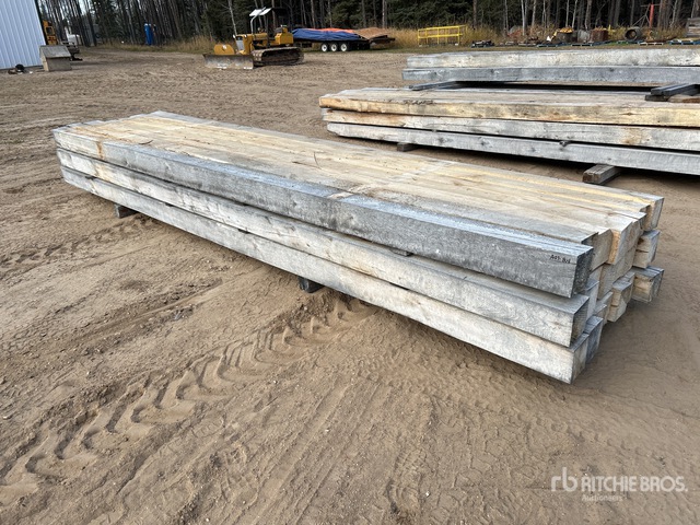 Quantity of (21) 16 ft x 6 in x 6 in Rough Lumber | Ritchie Bros ...