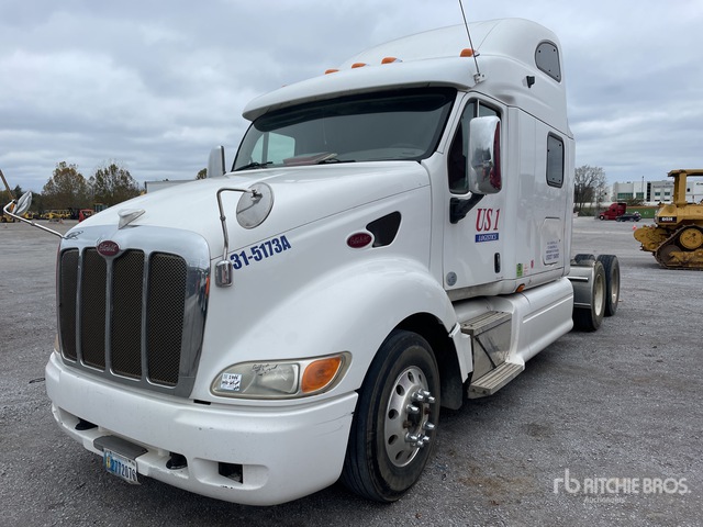 2011 Peterbilt 387 6x4 T/A Sleeper Truck Tractor (Inoperable) | Ritchie Bros. Auctioneers