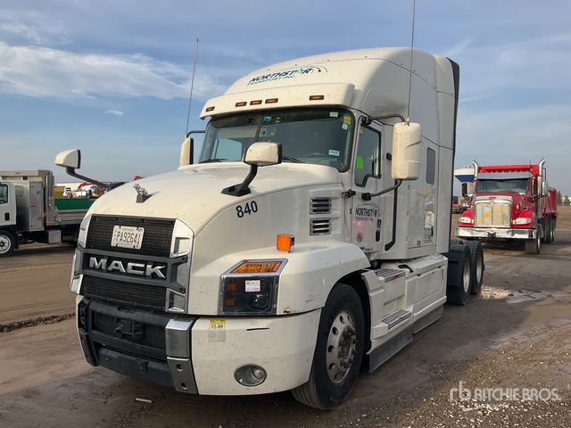 2019 Mack AN64T 6x4 Anthem T/A Sleeper Truck Tractor (Inoperable ...