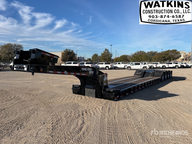 2007 Trail King TK110HDG 55 t Tri/A Removable Gooseneck Góndola ...