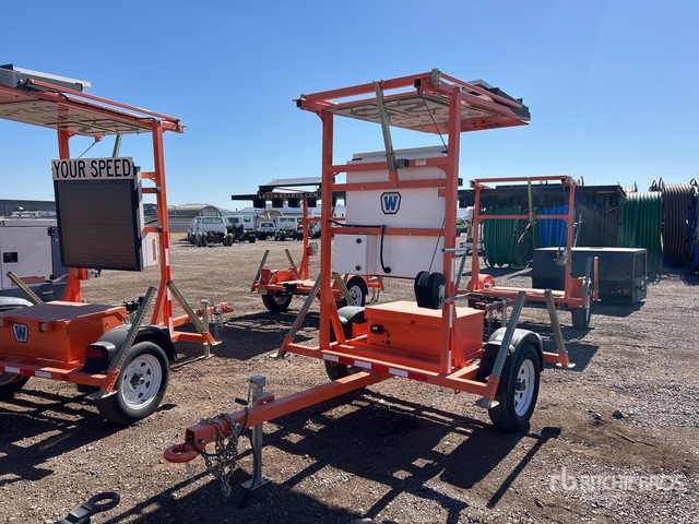 2020 Wanco WSDT-TF Electric Radar Speed Trailer Divers - Dispositifs de ...