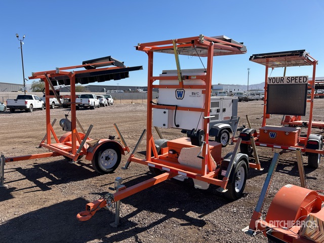 Wanco WSDT-TF Electric Radar Speed Trailer 交通制御 | Ritchie Bros. Auctioneers