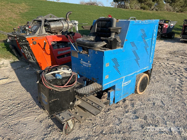 Innovatech Terminator 2000EI Electric Ride-On Rascadora de Piso ...