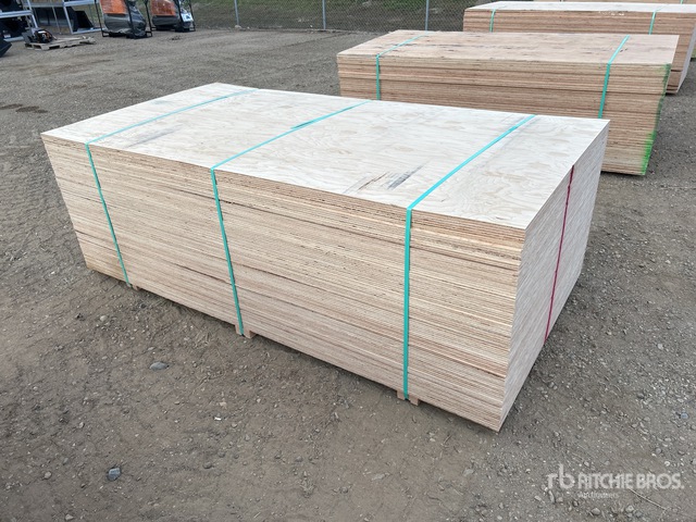 Quantity of (90) 5/16 in 4x8 Good 1 Side (G1S) Sanded Fir No Stamp ...