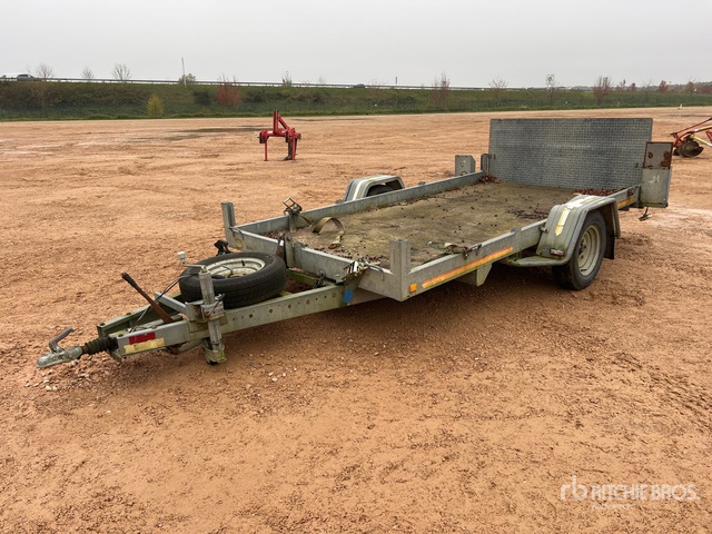 2004 Mecanorem MP1813 S/A Remorque Plateau 1 Essieu Equipment Trailer ...