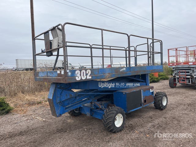 1997 UpRight SL30 4x4 Diesel Scissor Lift | Ritchie Bros. Auctioneers