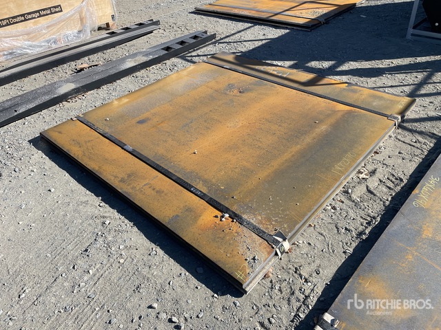 2024 Kit Containers Steel 72 in x 70 in (1 in Thick) Plaques d'acier ...