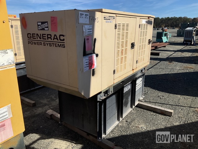 Surplus 2001 Generac 2000 Series 25kW Generator Set in Butner, North ...