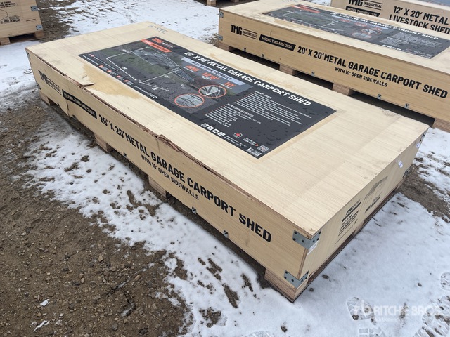 TMG MSC2020 20 ft x 20 ft Metal Carport | Ritchie Bros. Auctioneers