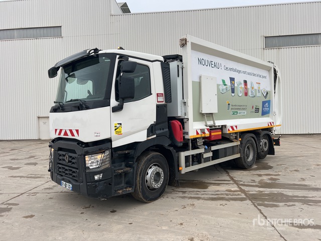 2016 Renault C380 6x2 Camion A Ordures Menageres Waste Collection Truck ...