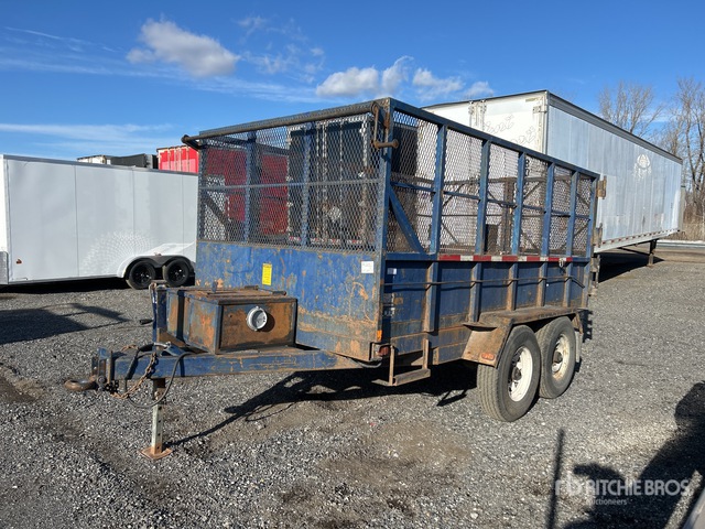 1996 JDJ SHD 12 ft T/A Dump Utility Trailer | Ritchie Bros. Auctioneers