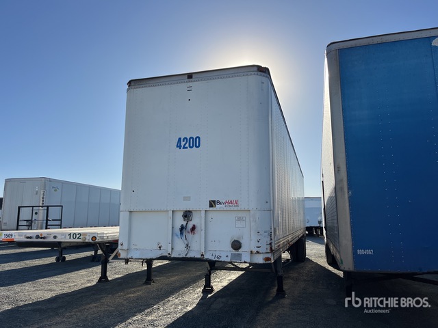 1986 Trailmobile 42 ft x 102 in T/A Semi-remorque fourgon | Ritchie ...