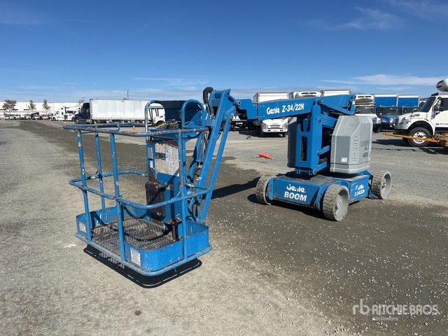 2014 Genie Z34/22 2WD Electric Articulating Boom Lift | Ritchie Bros ...
