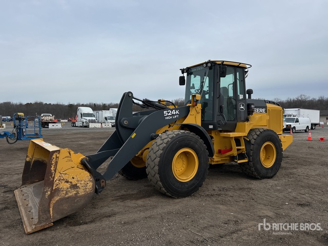 2015 John Deere 524K Wheel Loader | Ritchie Bros. Auctioneers