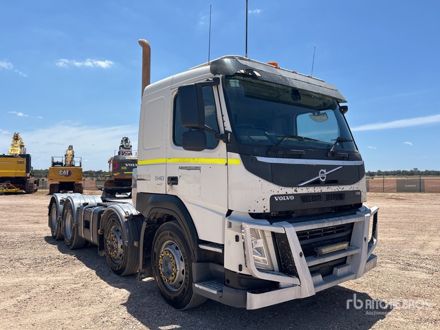 2016 Volvo FM13 8x4 Twin-Steer T/A Sleeper Truck Tractor | Ritchie Bros ...