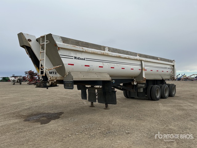 2013 Midland Sk3400x 40 Ft Tri A End Dump Trailer Ritchie Bros