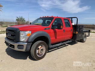 2014 Ford F-450 XL Super Duty 4x4 Crew Cab Flatbed Truck in Bakersfield ...
