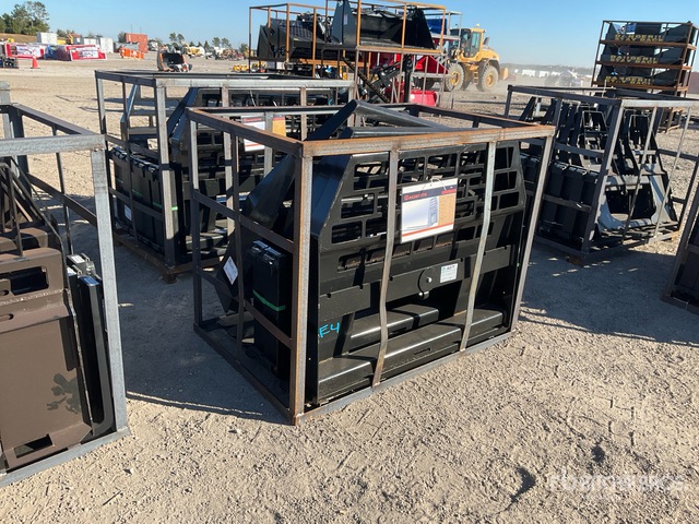 Quantity of (5) 2024 AGT SSCPF48-4400-HFF 48 in Skid Steer Forks ...