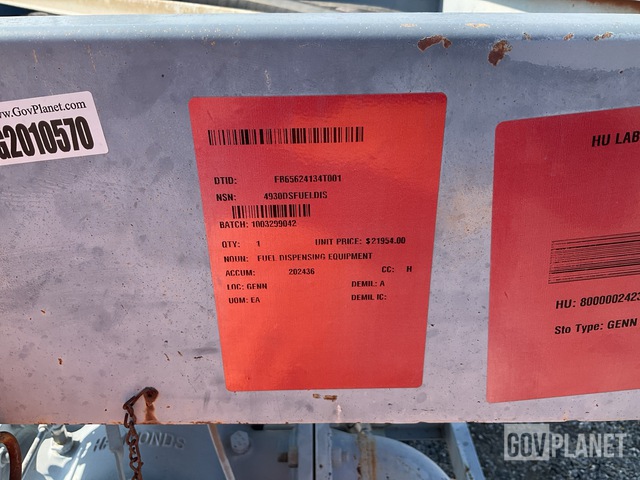 Surplus Hammonds 800-1L Fuel Dispensing Cart in Springtown, Texas ...