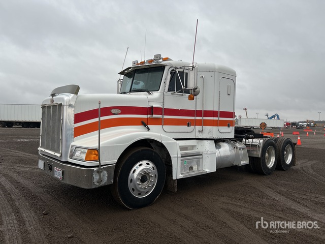 1997 Peterbilt 377 6x4 T/A Sleeper Truck Tractor | Ritchie Bros ...