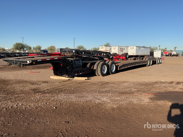 1990 Cozad 75 ton T/A 2+2+2 Removable Gooseneck Lowboy Trailer ...
