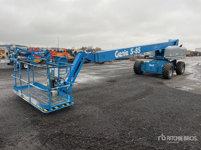 2008 Genie S85 4WD Diesel Telescopic Boom Lift | Ritchie Bros. Auctioneers