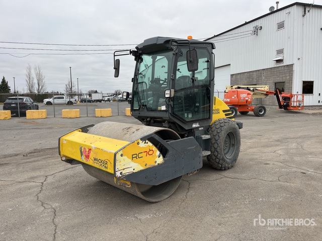 2018 Wacker Neuson RC-70 Smooth Drum Compactor | Ritchie Bros. Auctioneers