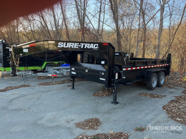 2024 Novae STBTL8214-GN-176 14 ft T/A Gooseneck Dump Utility Trailer ...
