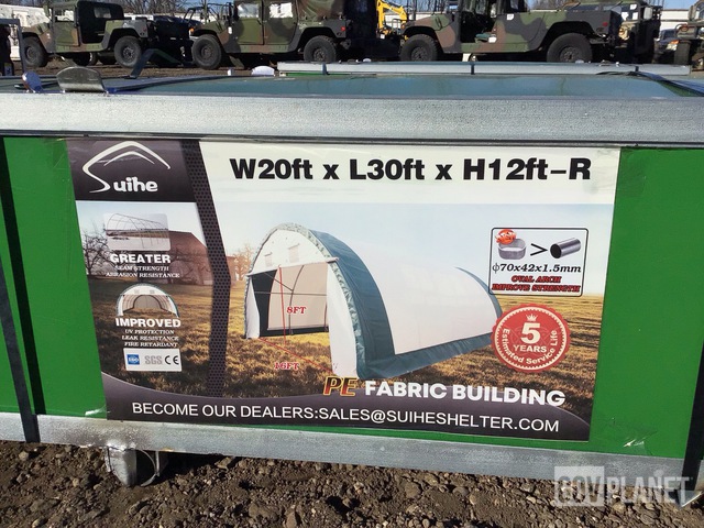 Surplus Suihe Fabric Storage Building - Unused in Capac, Michigan ...