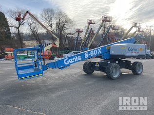 2015 Genie S-60X 4WD Diesel Telescopic Boom Lift in North Franklin ...