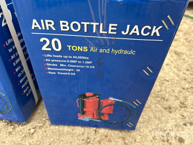 Quantity of (4) Boxes of 2024 Powertek 20T lifter Air Bottle Jack ...