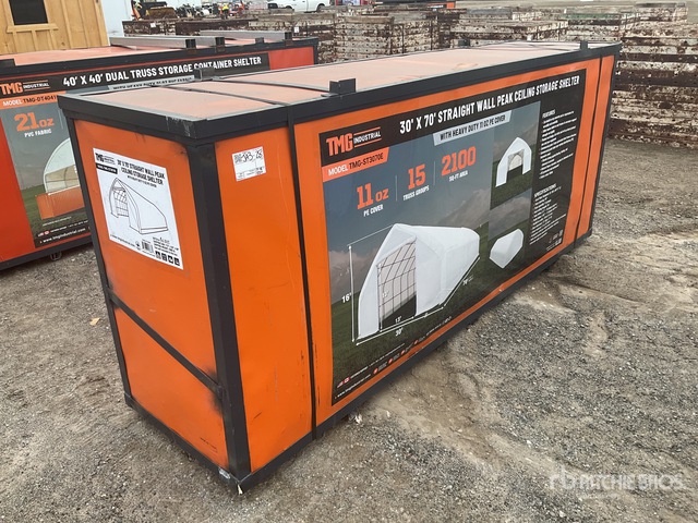 2024 TMG ST3070E 70 ft x 30 ft Straight Wall Peak Ceiling Storage ...