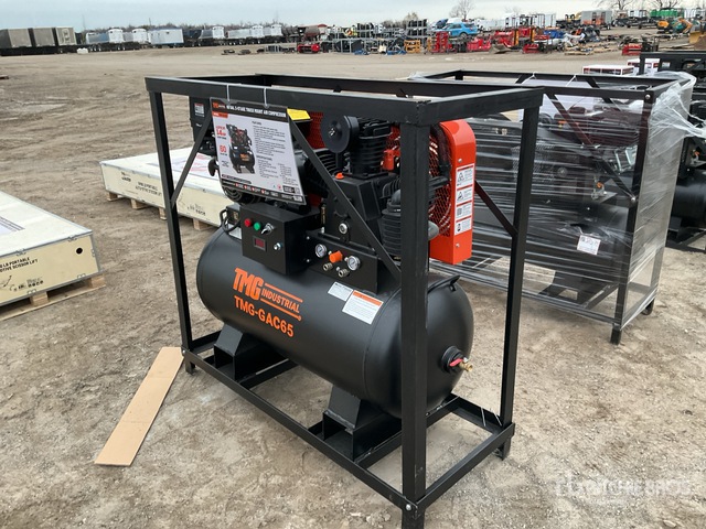 2024 TMG GAC65 18.5 cfm Skid-Mounted 60 gal Air Compressor (Unused ...