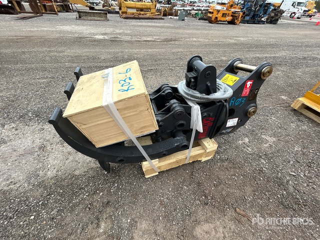 2024 LEDI LD60MQD 47 in Rotating Excavator Grapple - Fits Cat 307/308 ...