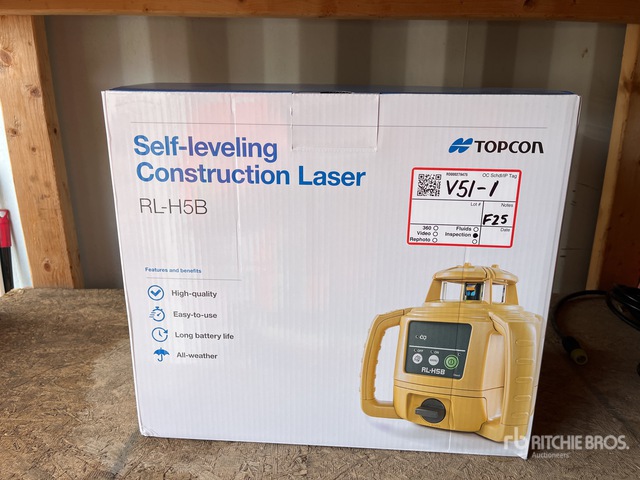 Topcon RL-H5B Self-Leveling Rotary Laser Level (Unused) | Ritchie Bros ...