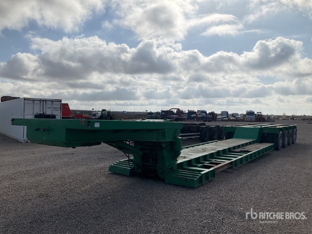 1992 Trabosa GL0954 95 ton Quad/A Removable Gooseneck Lowboy Trailer ...