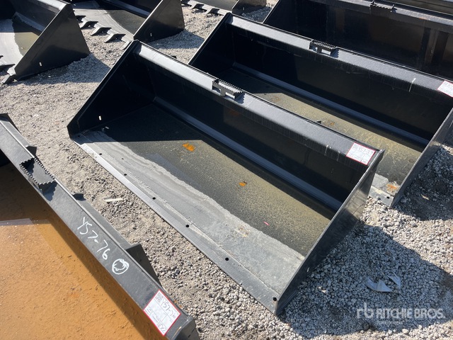 Mid-State 74 In Low Profile Skid Steer Bucket | Ritchie Bros. Auctioneers