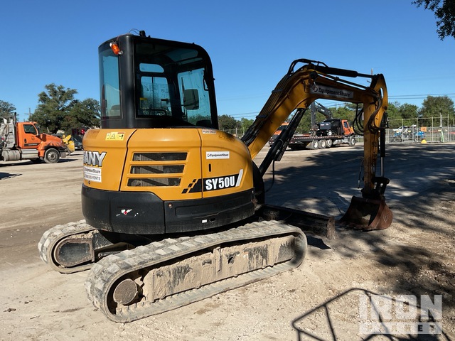 2019 Sany SY50U Mini Excavator in Beaumont, Texas, United States ...