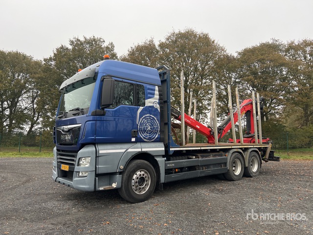 2013 MAN TGX 6x4 Sleeper Log Truck | Ritchie Bros. Auctioneers