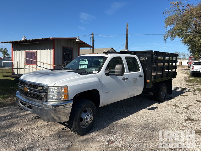 2014 Chevrolet 3500HD 4x2 Crew Cab Flatbed Truck in Houston, Texas ...