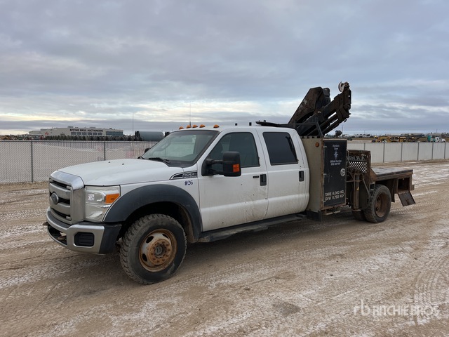2007 Hiab 077CLX Knuckle Boom on 2013 Ford F-550 XLT 4x4 Crew Cab Boom ...
