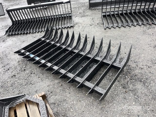 2024 Kit Containers QT-RR-70 70 in root rake Skid Steer Ripper ...