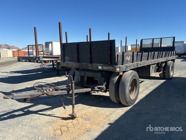 1979 Trailmobile 011A-1EAU 23.7 ft 2/Axle Flatbed Trailer | Ritchie ...