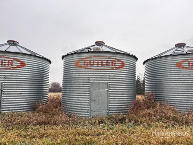 Butler +/- 1500 bu 3 Ring Grain Bin | Ritchie Bros. Auctioneers