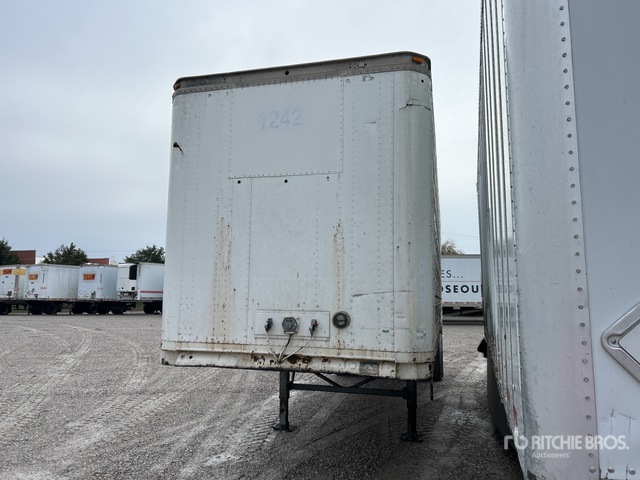 1990 Trailmobile 28 ft x 96 in S/A Semi-remorque fourgon | Ritchie Bros ...