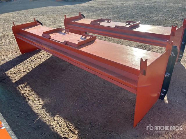 Kit Containers QT-SP-12-23 12 ft Skid Steer Snow Pusher (Unused ...