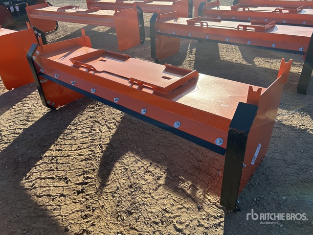 Kit Containers QT-SPE-8-23 8 ft Chasse-neige pour chargeuse à ...