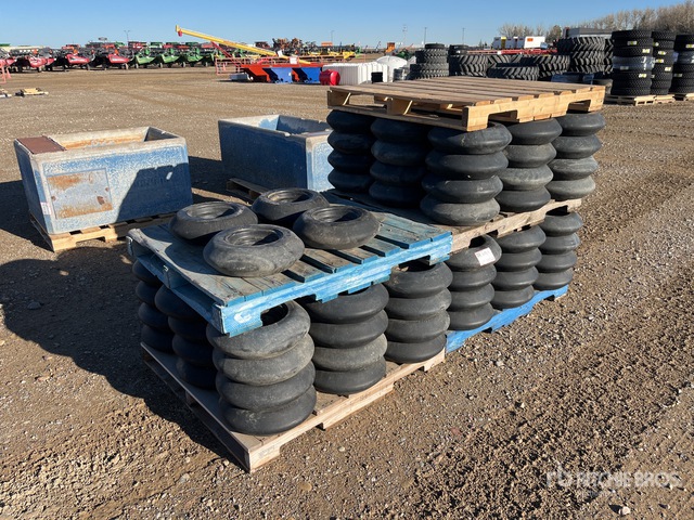 Quantity of 5 In Bourgault V style packer wheels | Ritchie Bros ...