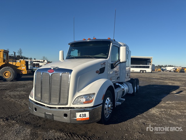 2015 Peterbilt 579 6x4 T/A Sleeper Truck Tractor | Ritchie Bros ...