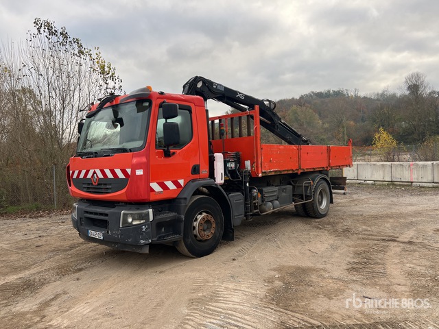 2008 Hiab 111HIDUO 4550 kg Articulated Boom on 2008 Renault Premium Lander 320DXI 4x2 Camion ...